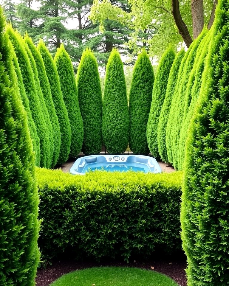25 Backyard Hot Tub Privacy Ideas for Relaxing Spaces