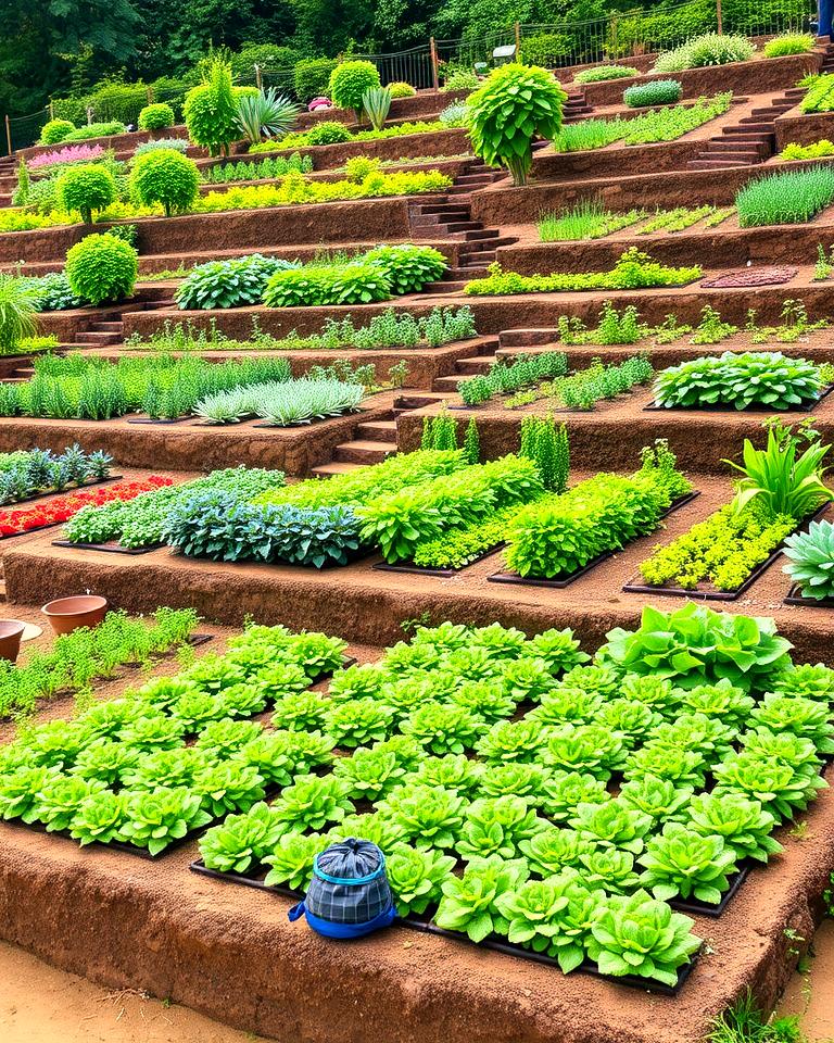 20 Hillside Terraced Garden Ideas for a Stunning Landscape