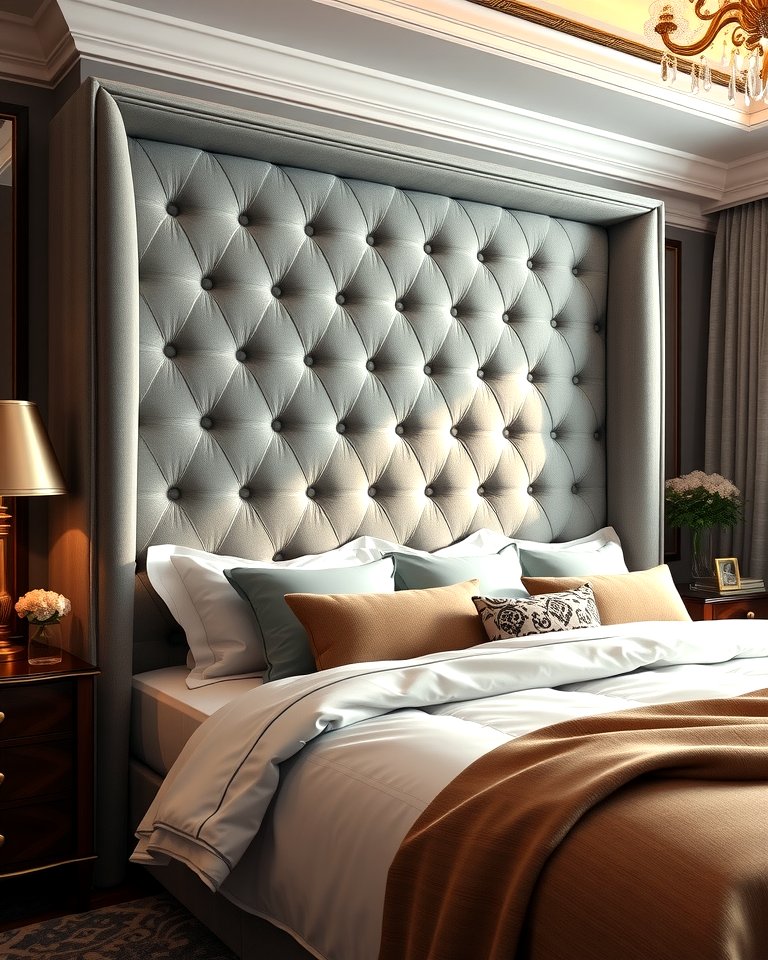 25 Elegant Grey Headboard Bedroom Ideas for a Calm Space