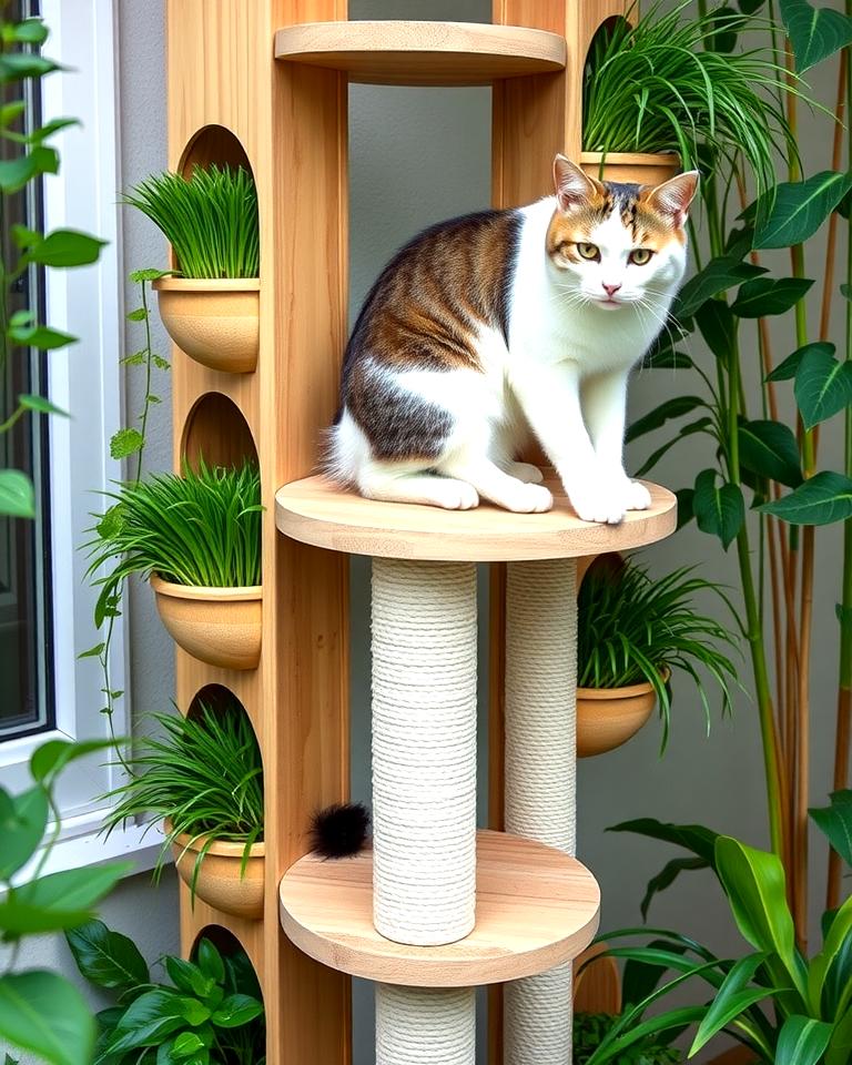 20 Outdoor Cat Tree Ideas for Your Feline Friends