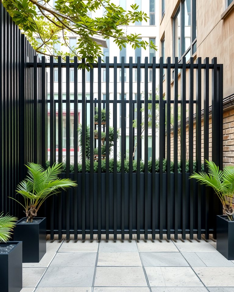 25 Black Fence Ideas for Modern Outdoor Spaces