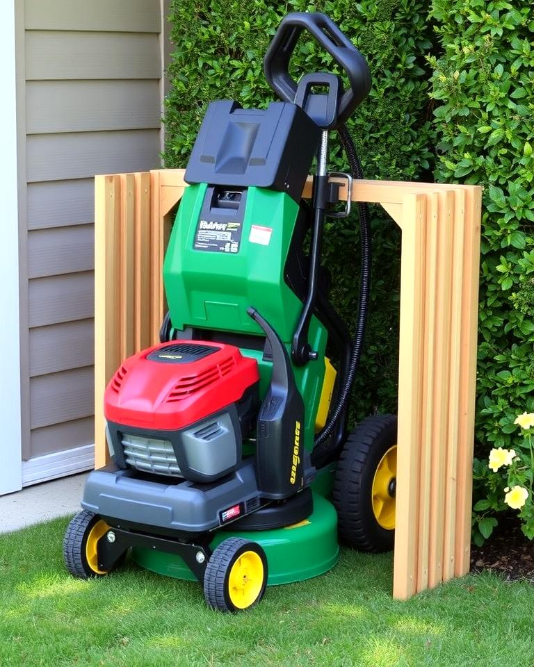 20 Smart Lawn Mower Storage Ideas for Your Garden