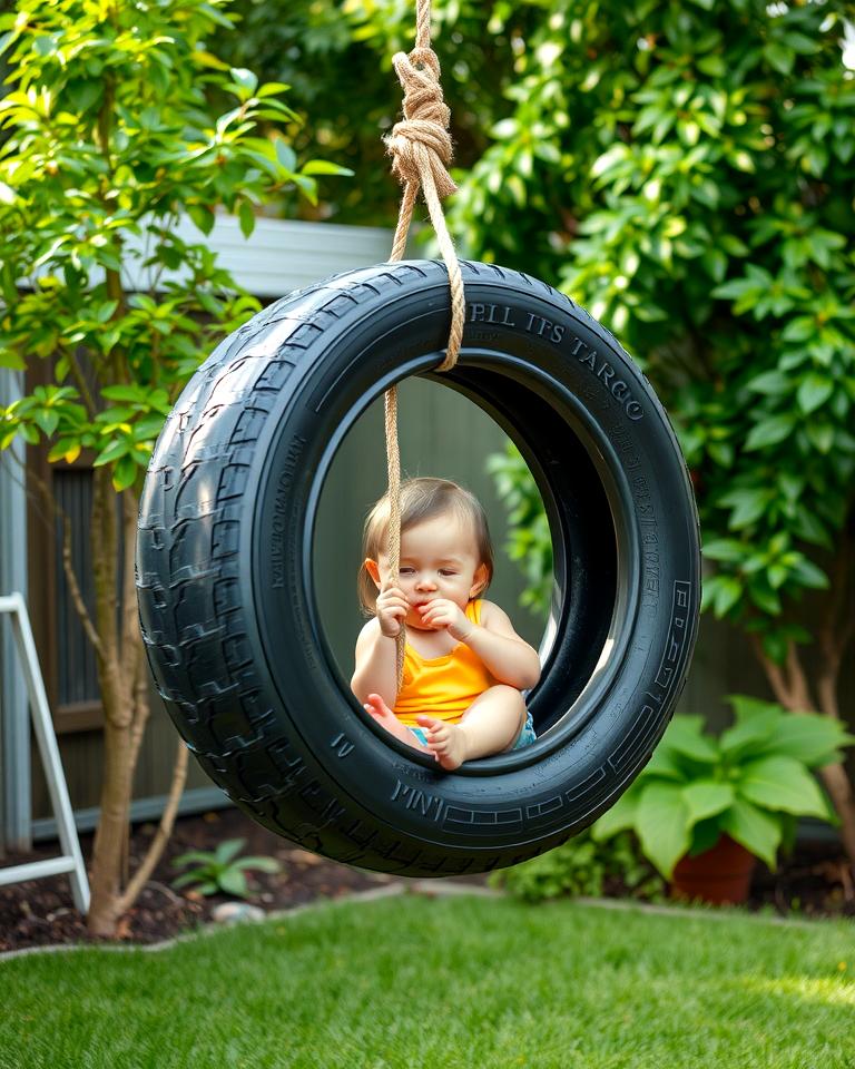 20 Tire Swing Ideas for Fun Outdoor Spaces