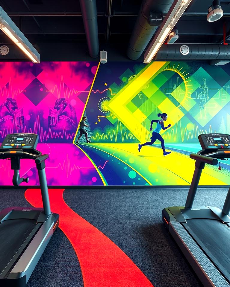 20 Gym Murals to Inspire Your Workout Space