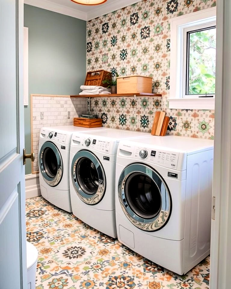 25 Laundry Room Floor Ideas for a Functional Space