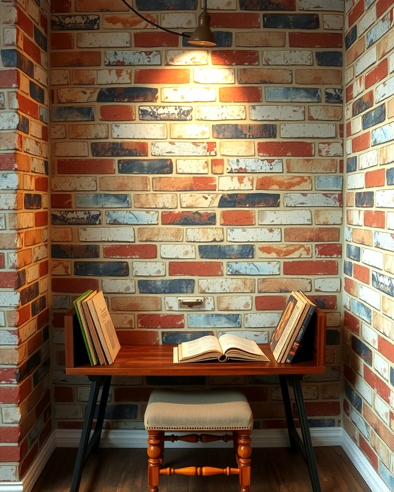 25 Brick Wallpaper Ideas to Transform Your Interior Spaces