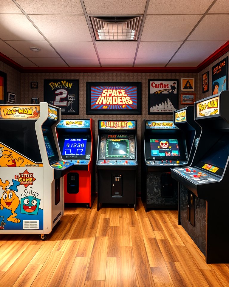 25 Exciting Arcade Room Ideas for Game Lovers