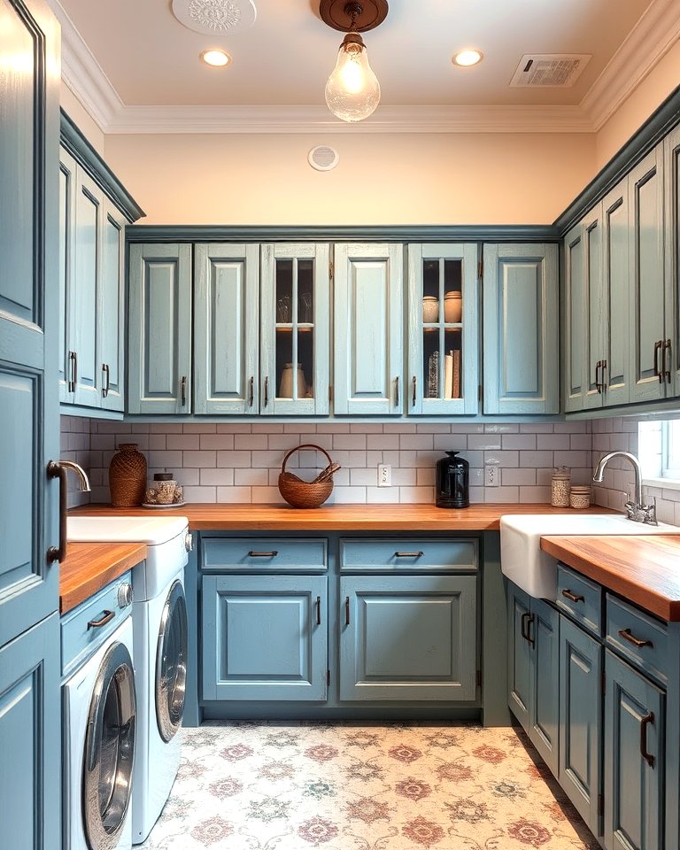 25 Blue Laundry Room Ideas for a Fresh and Clean Look