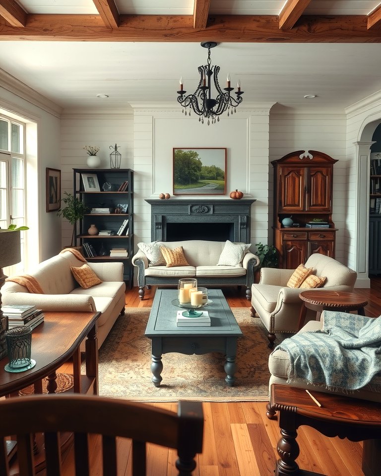 25 Farmhouse Living Room Ideas for a Rustic Charm