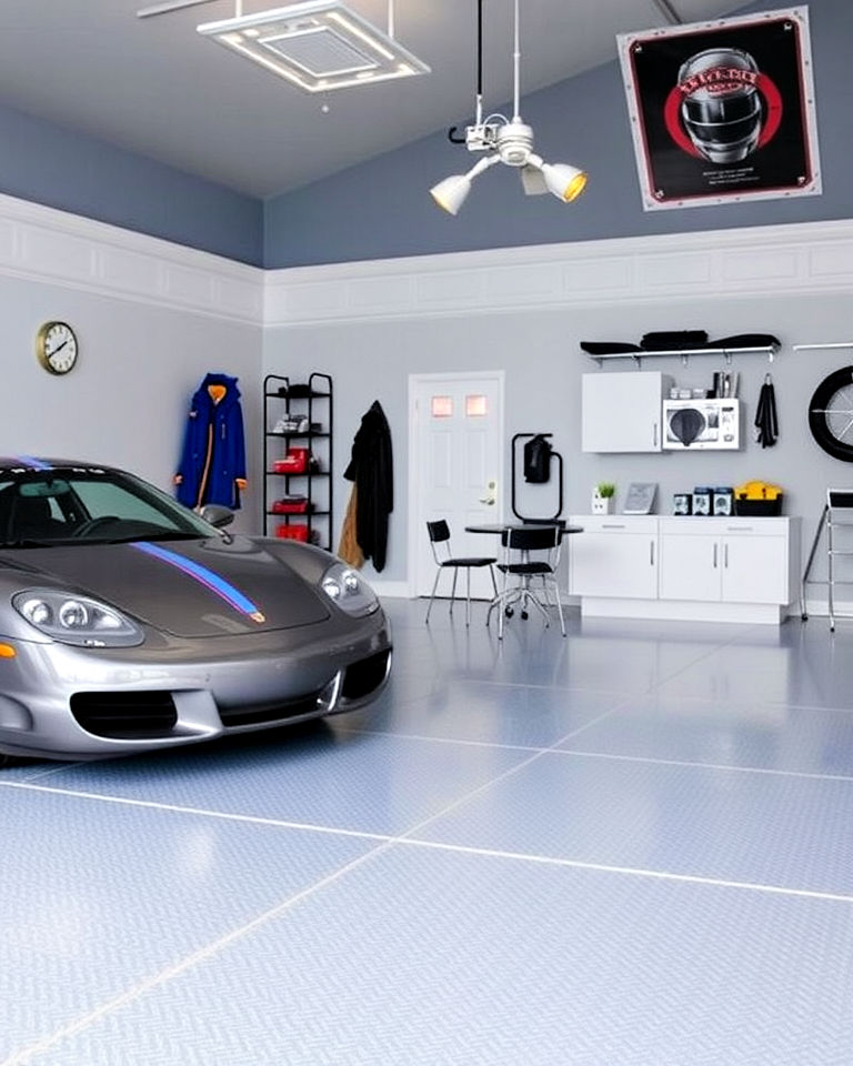 25 Garage Flooring Ideas for Durability and Style