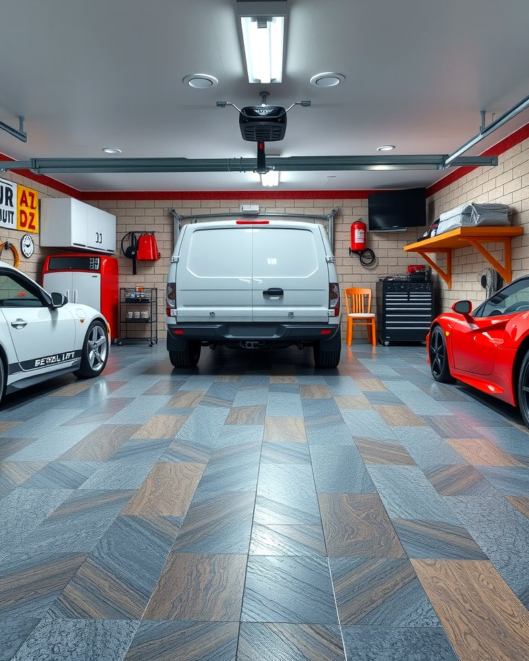 25 Garage Flooring Ideas for Durability and Style