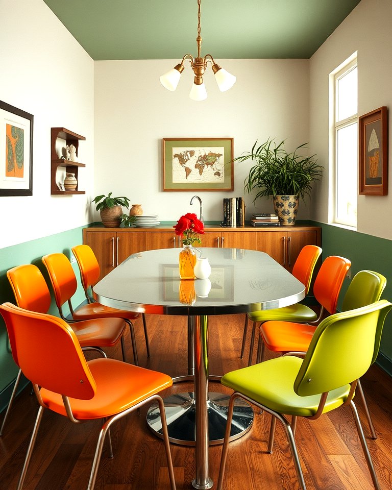 25 70s Dining Room Design Ideas for Retro Charm