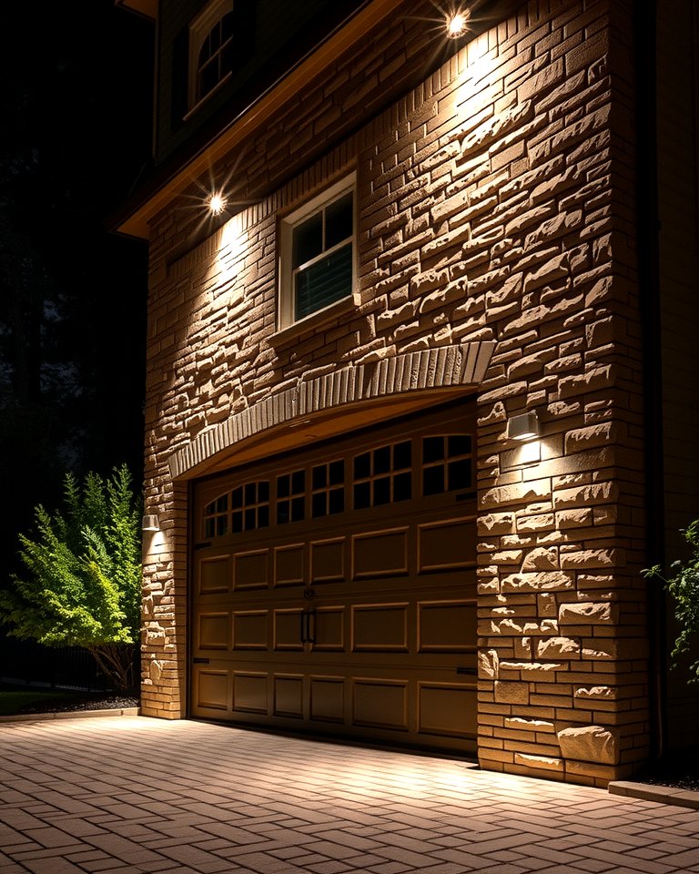 25 Exterior Garage Lighting Ideas to Illuminate Your Home