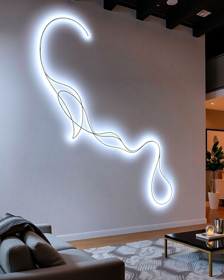 Trending LED Living Room Wall Lighting Ideas for Modern Ambiance