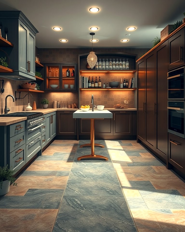 25 Kitchens With Slate Floors for a Durable and Stylish Look