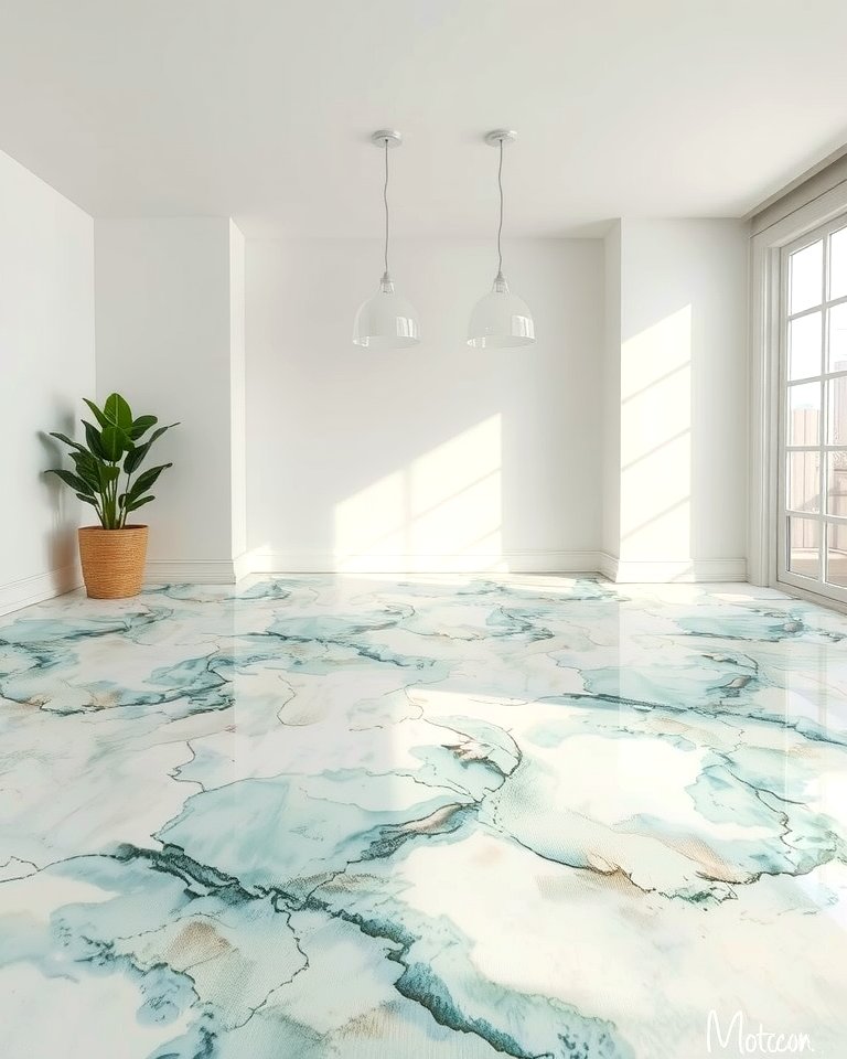 25 Epoxy Floor Designs for Modern and Durable Homes