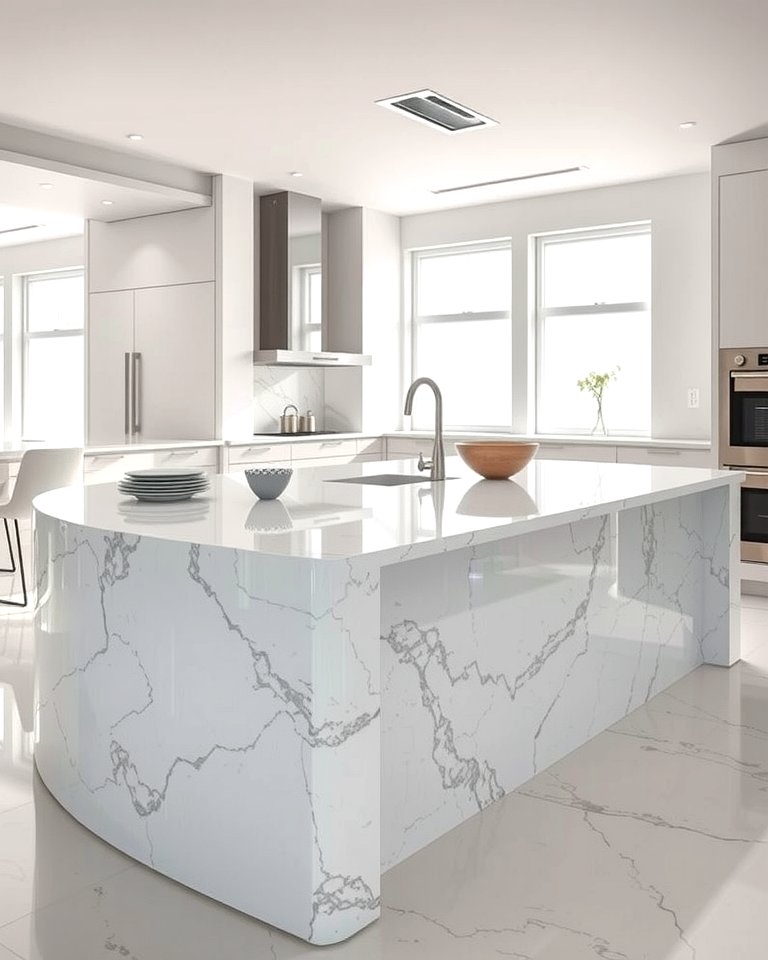25 Marble Kitchen Island Ideas for a Stunning Centerpiece