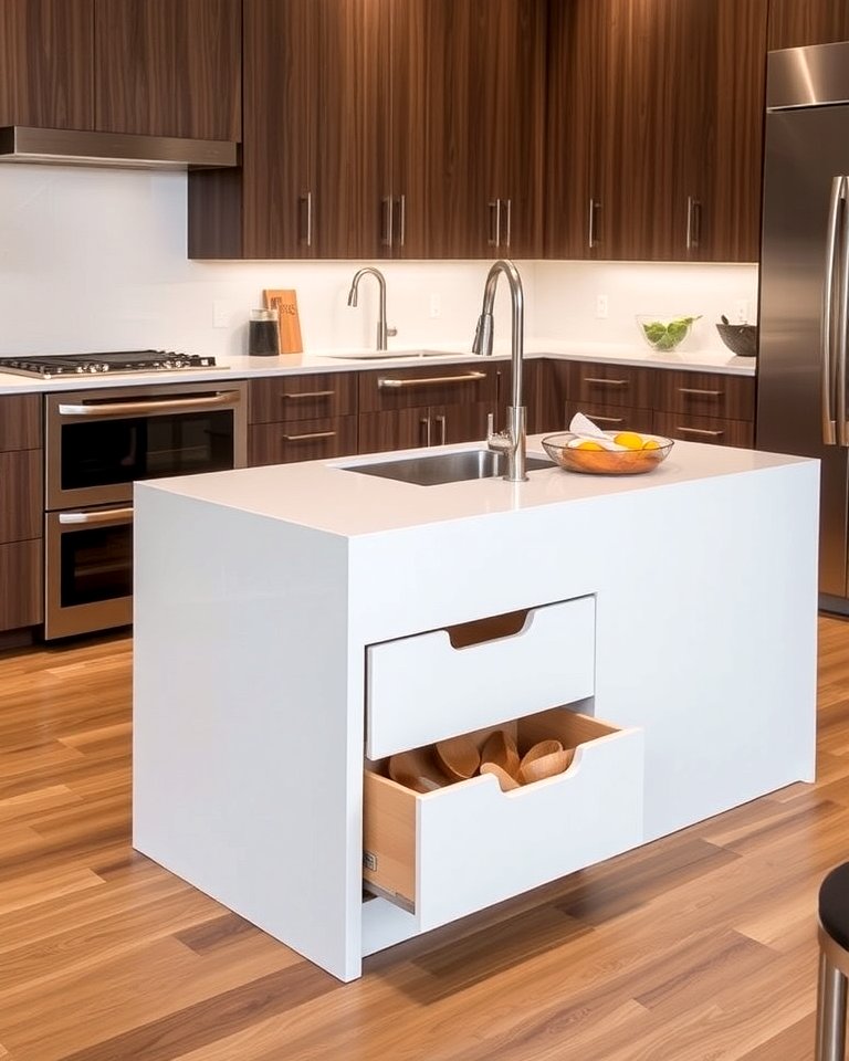 20 Stunning Waterfall Kitchen Island Ideas for a Modern Look