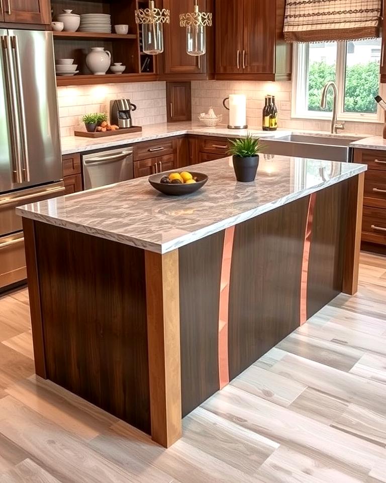 20 Stunning Waterfall Kitchen Island Ideas for a Modern Look