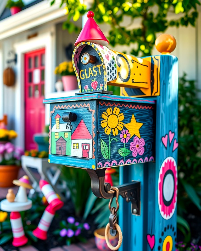 25 Unique Mailbox Post Ideas to Boost Curb Appeal
