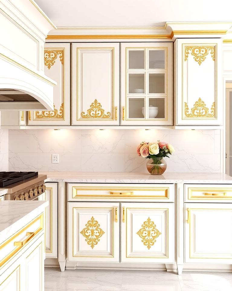 20 White Kitchen Cabinets With Gold Hardware Ideas