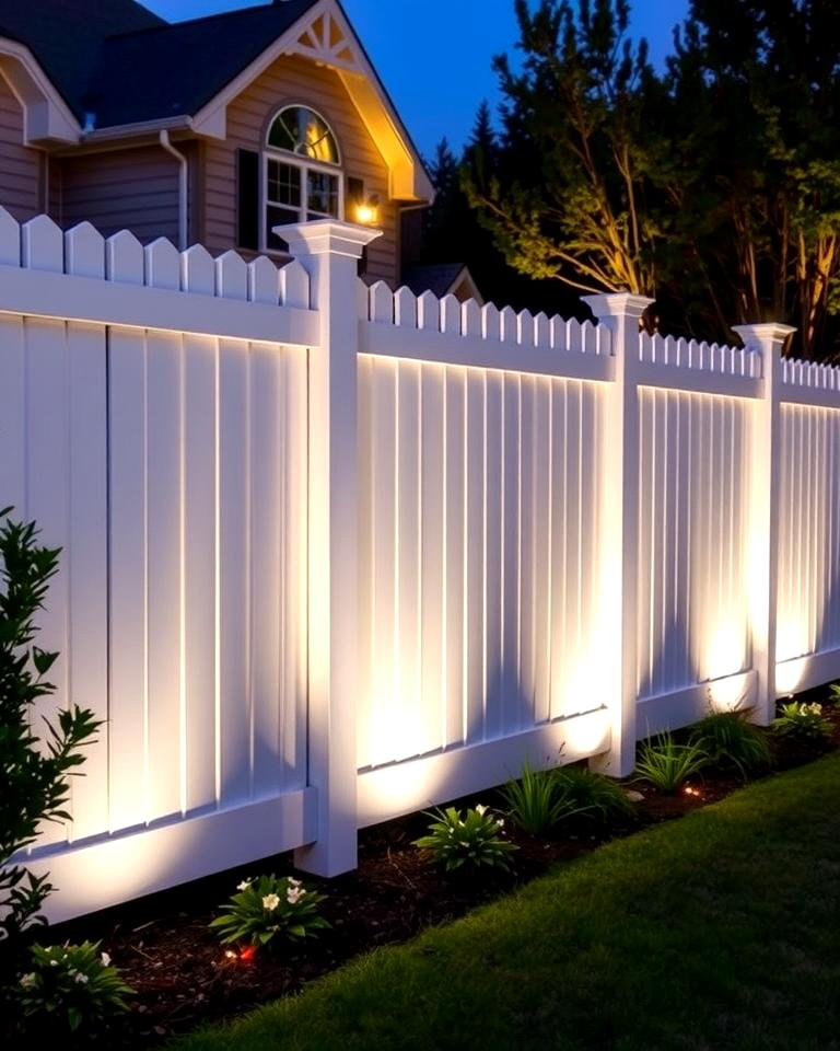 20 White Privacy Fence Ideas for a Classic Look