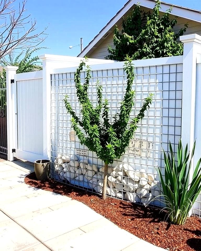 20 White Privacy Fence Ideas for a Classic Look