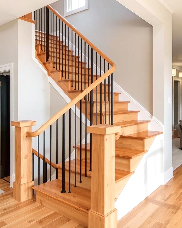 20 White Oak Staircase Ideas for a Modern and Warm Home
