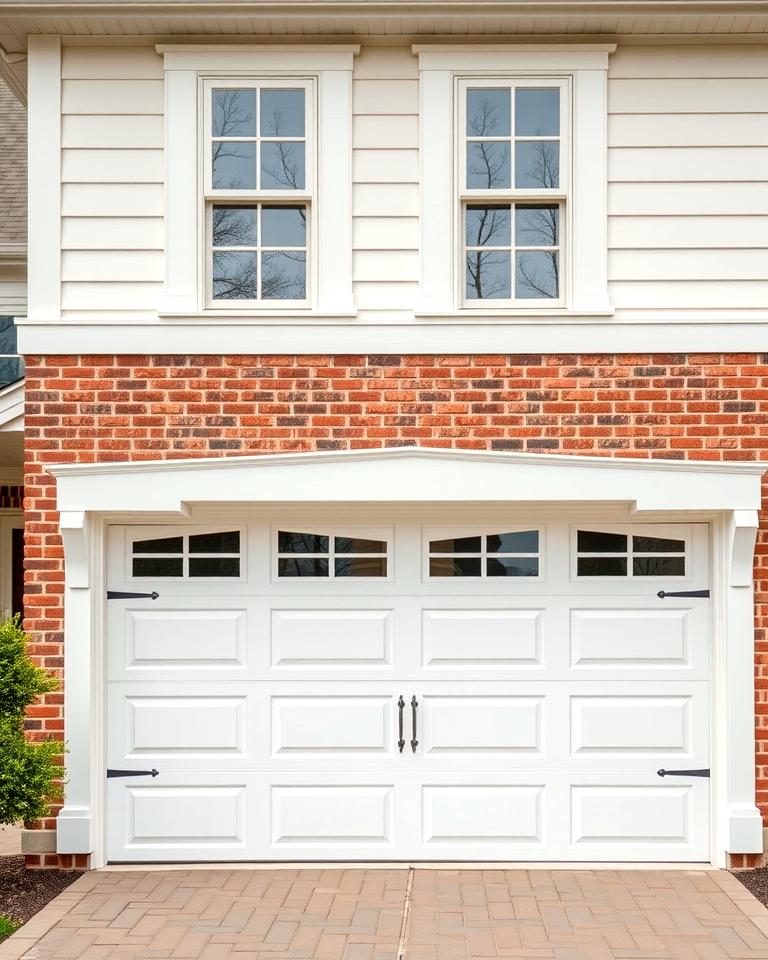 20 Exterior Garage Door Trim Ideas to Boost Curb Appeal