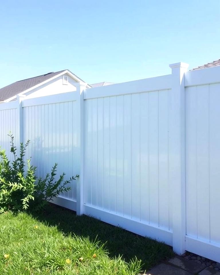 20 White Privacy Fence Ideas for a Classic Look