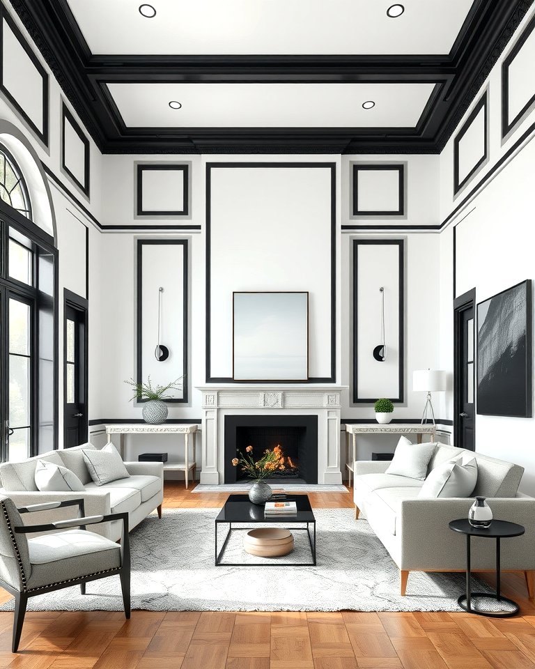 25 Black and White Living Room Ideas for a Classic Look