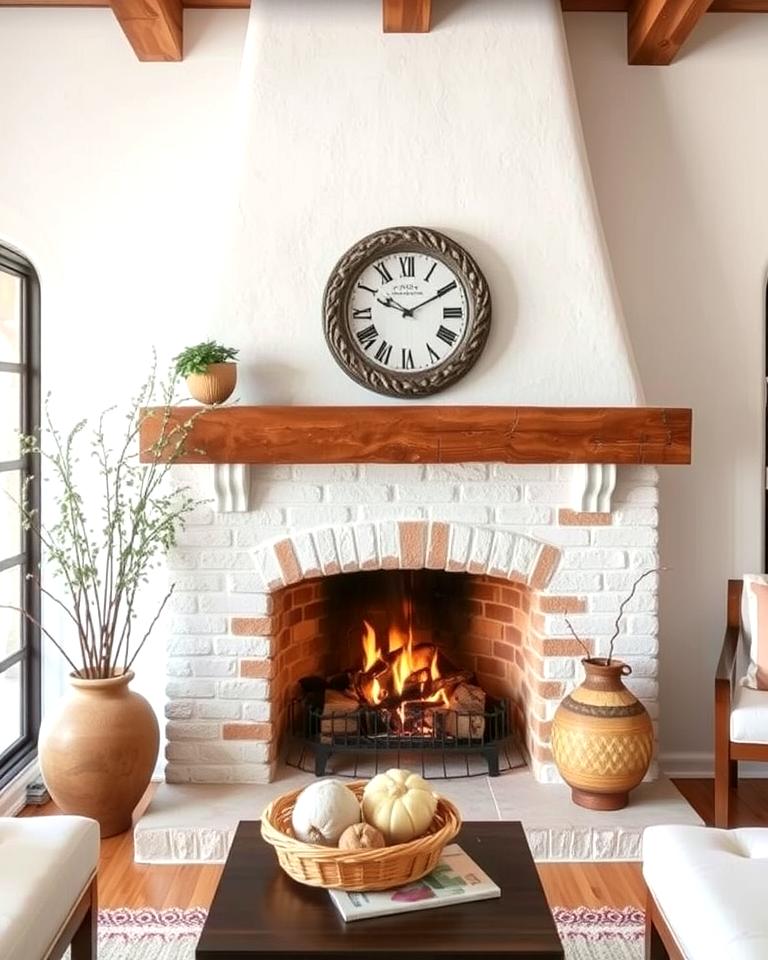 20 Mediterranean Fireplace Ideas for a Warm Ambiance