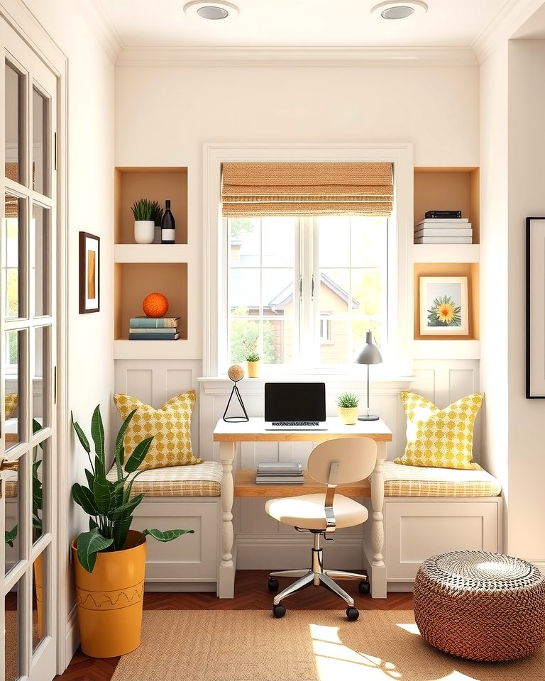 25 Stylish Built-in Desk Ideas for Your Home Office