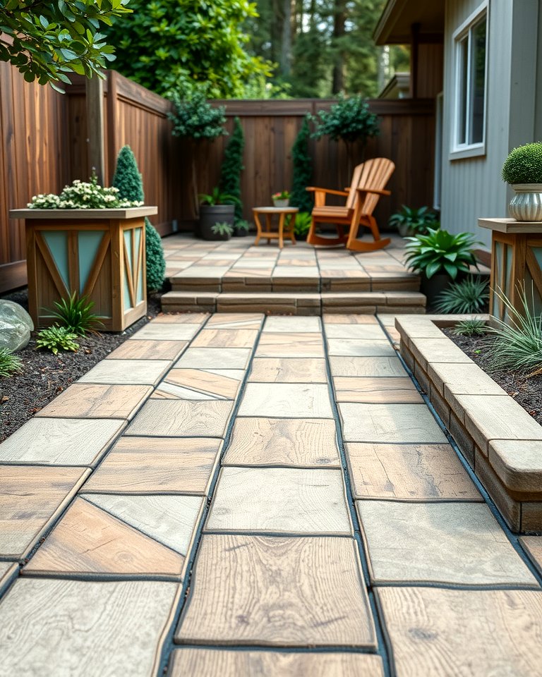 25 Concrete Paver Walkway Ideas for Durable Design