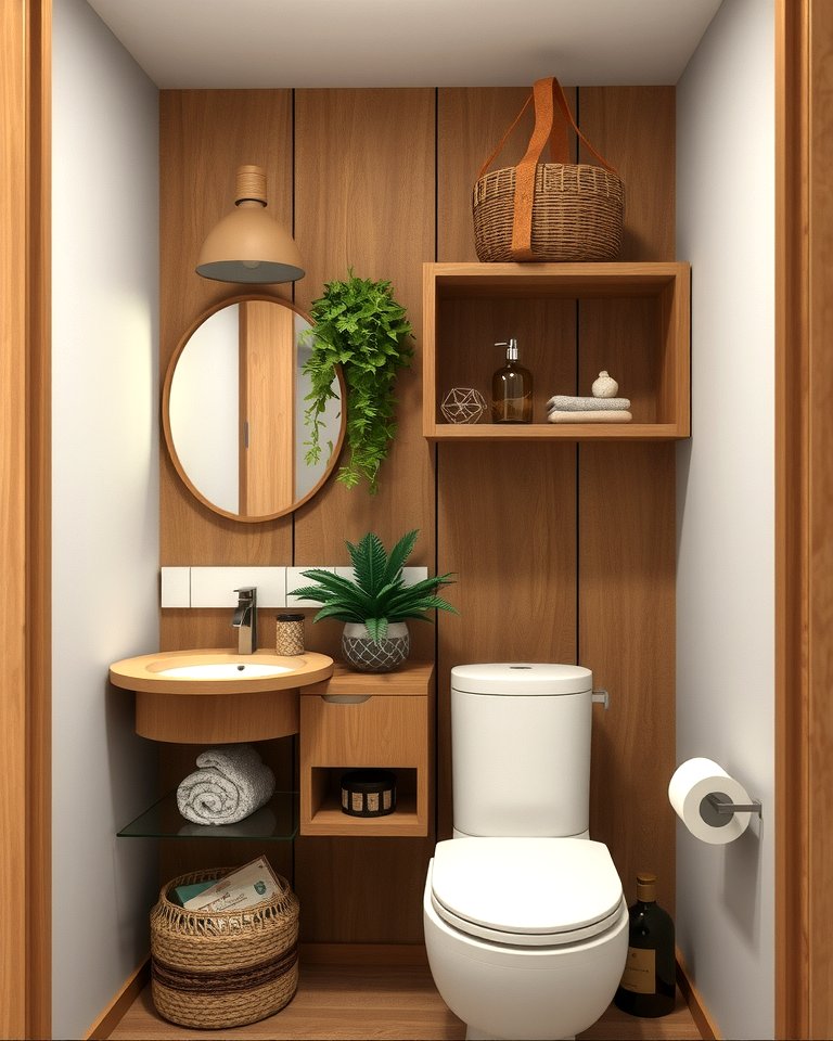 25 Downstairs Toilet Ideas for Small Spaces