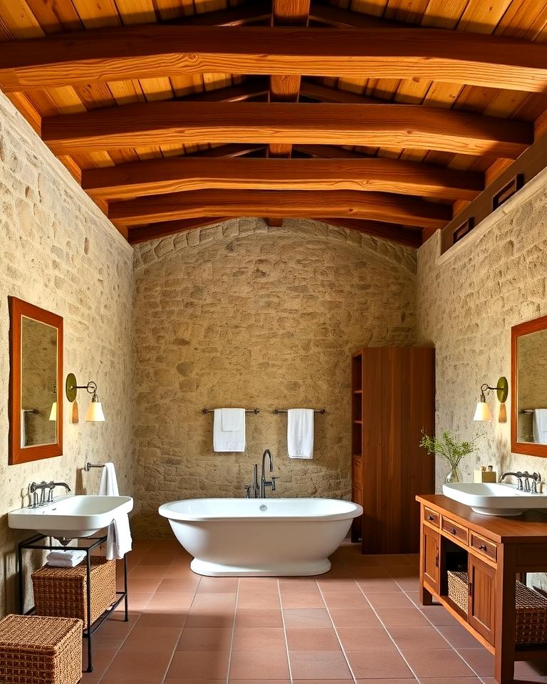 20 Tuscan Bathroom Ideas for a Rustic Retreat