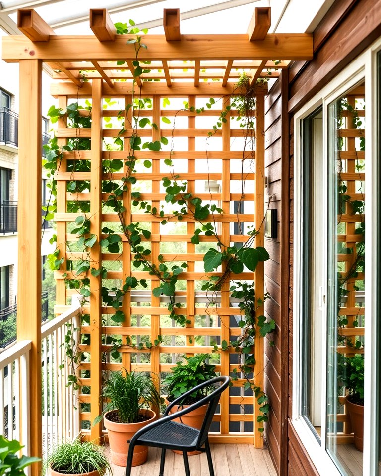 25 Beautiful Balcony Trellis Ideas for Your Space