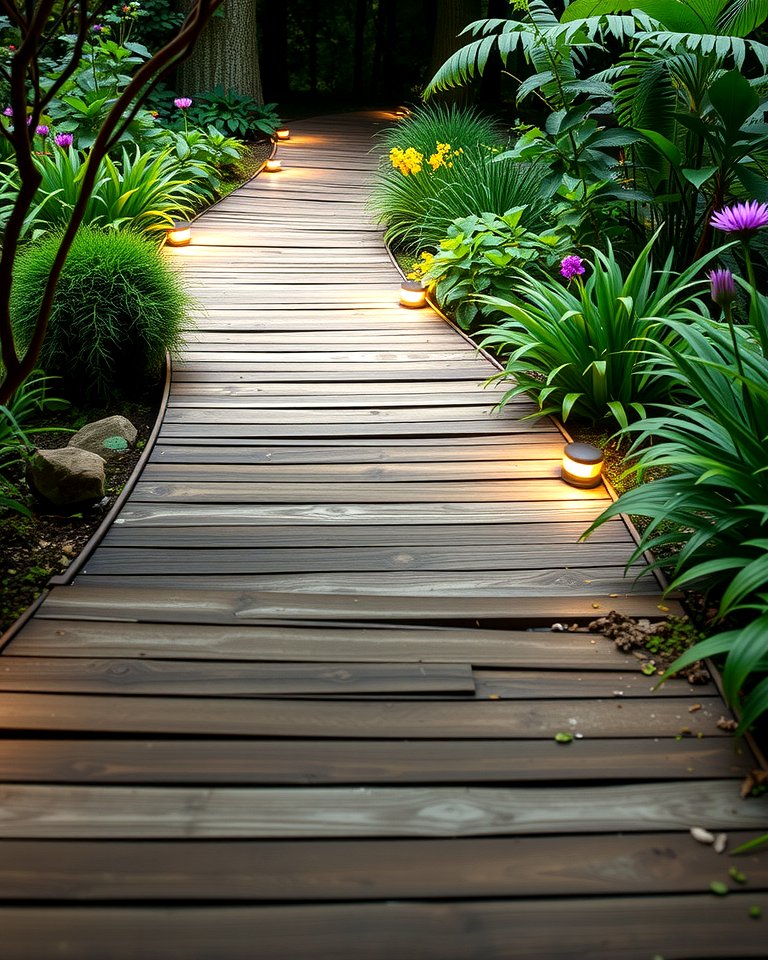 25 Curved Walkway Ideas for a Charming Garden Path