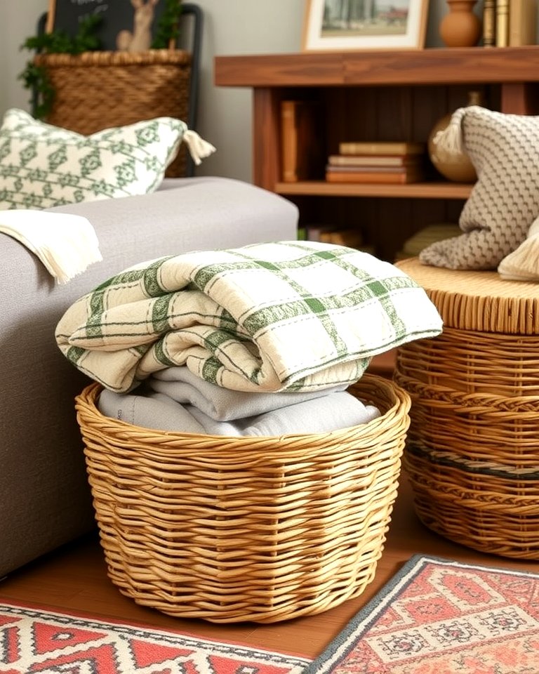 25 Creative Blanket Storage Ideas for Cozy Homes