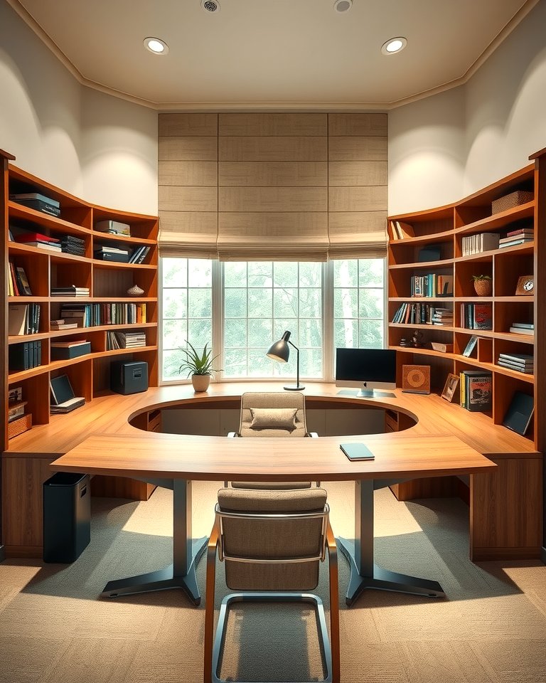 25 Stylish Built-in Desk Ideas for Your Home Office