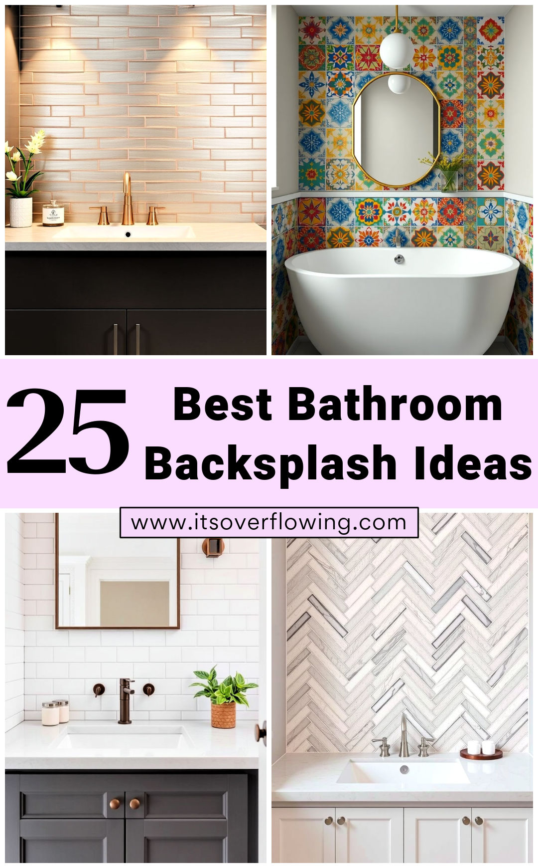 25 Bathroom Backsplash Ideas for a Stylish Upgrade