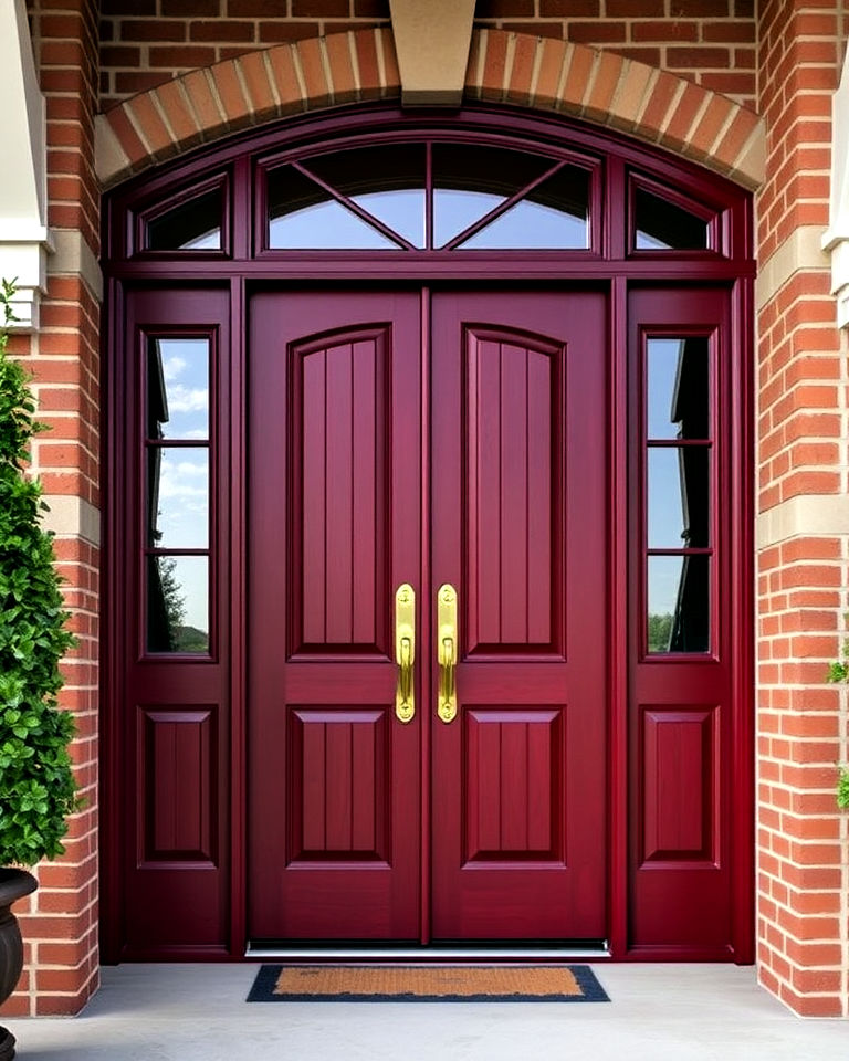 20 Cedar Front Door Colors Ideas: Warm & Inviting