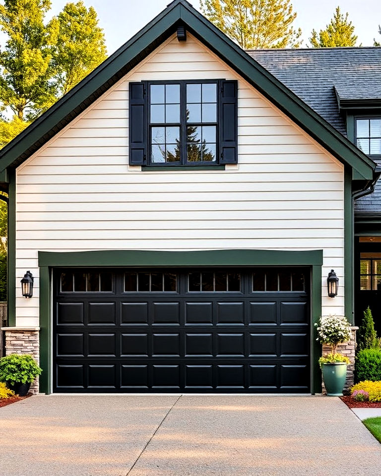 20 Exterior Garage Door Trim Ideas to Boost Curb Appeal