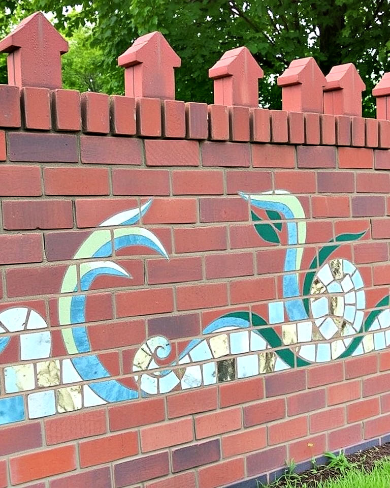 20 Front Yard Brick Fence Ideas for a Classic Look