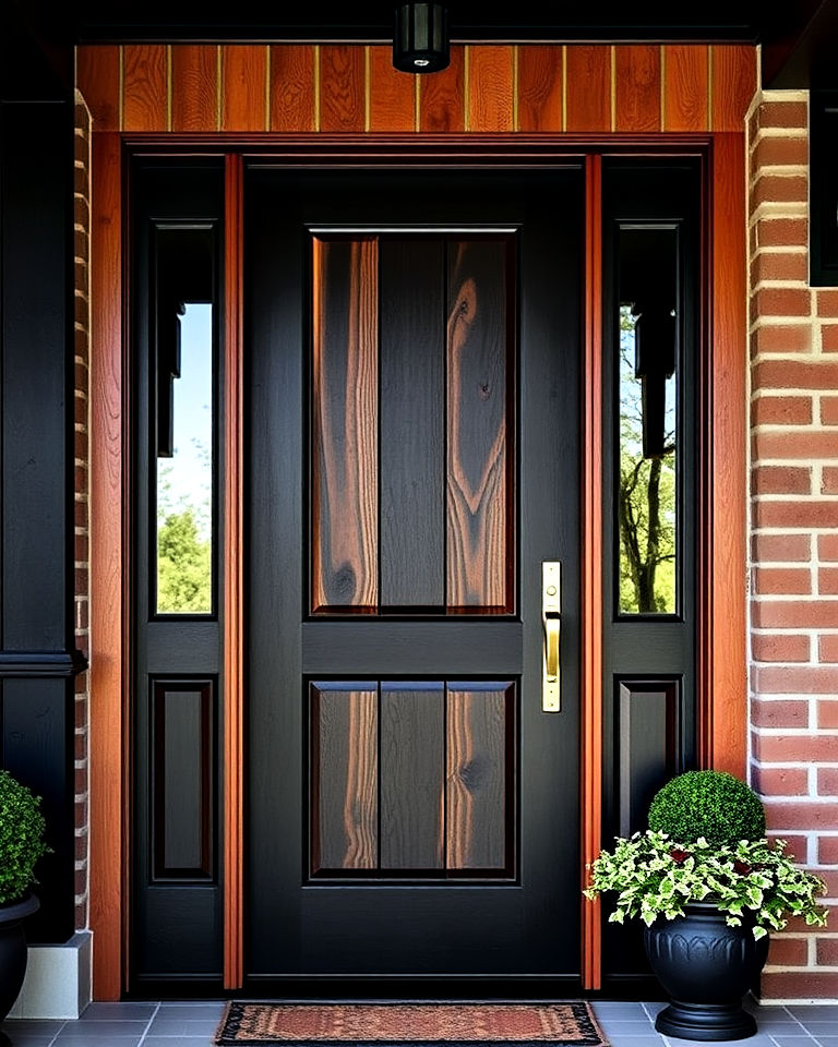 20 Cedar Front Door Colors Ideas: Warm & Inviting