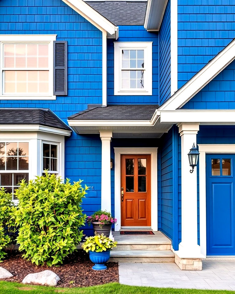 20 Midnight Blue and Dark Blue House Siding Colors