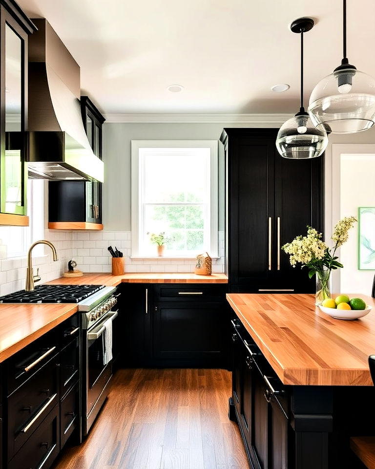 20 Kitchens with Butcher Block Countertops Ideas