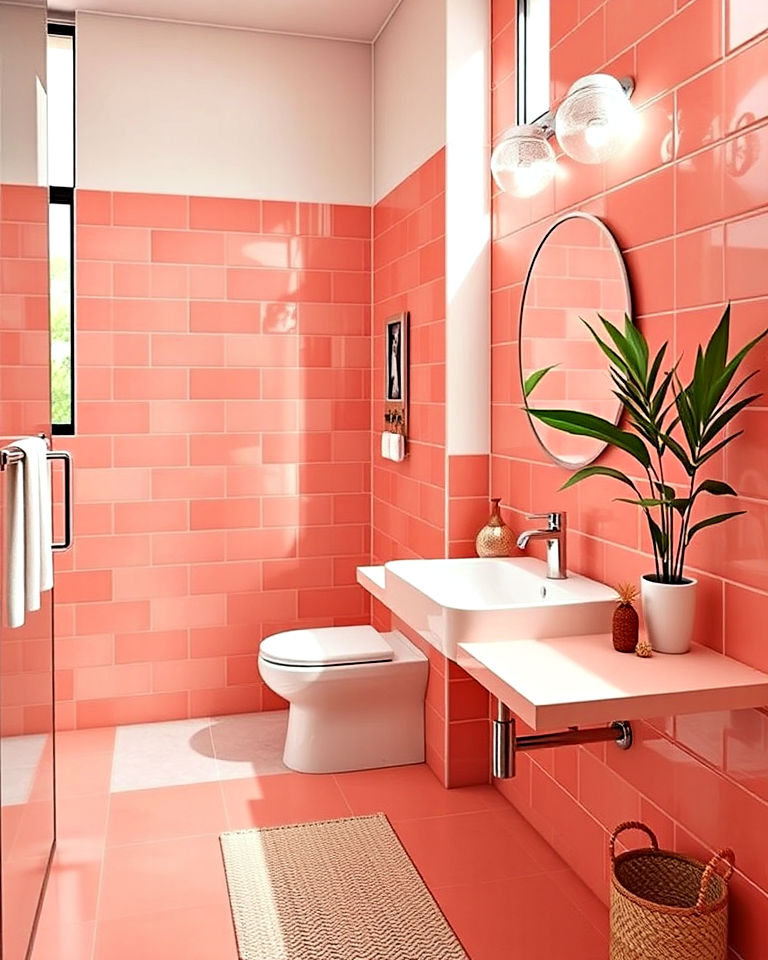 20 Pink Tile Bathroom Ideas for a Vibrant Look