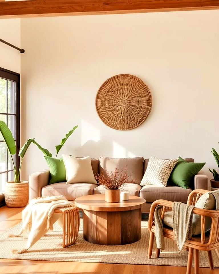 20 Natural Living Room Ideas for a Calm Retreat
