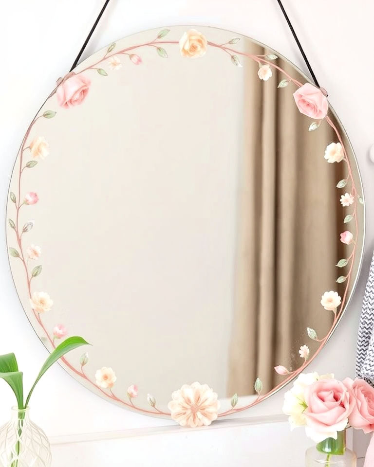 20 Mirror Painting Ideas to Add Art to Your Walls